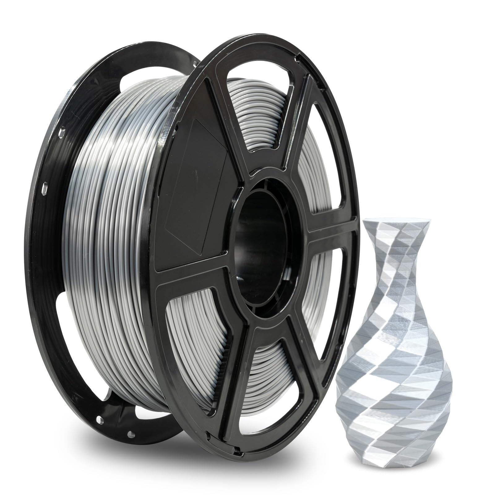 Flashforge Silk PLA Filament 1.75mm, 1KG/2.2lbs PLA 3D Printer Filament ...