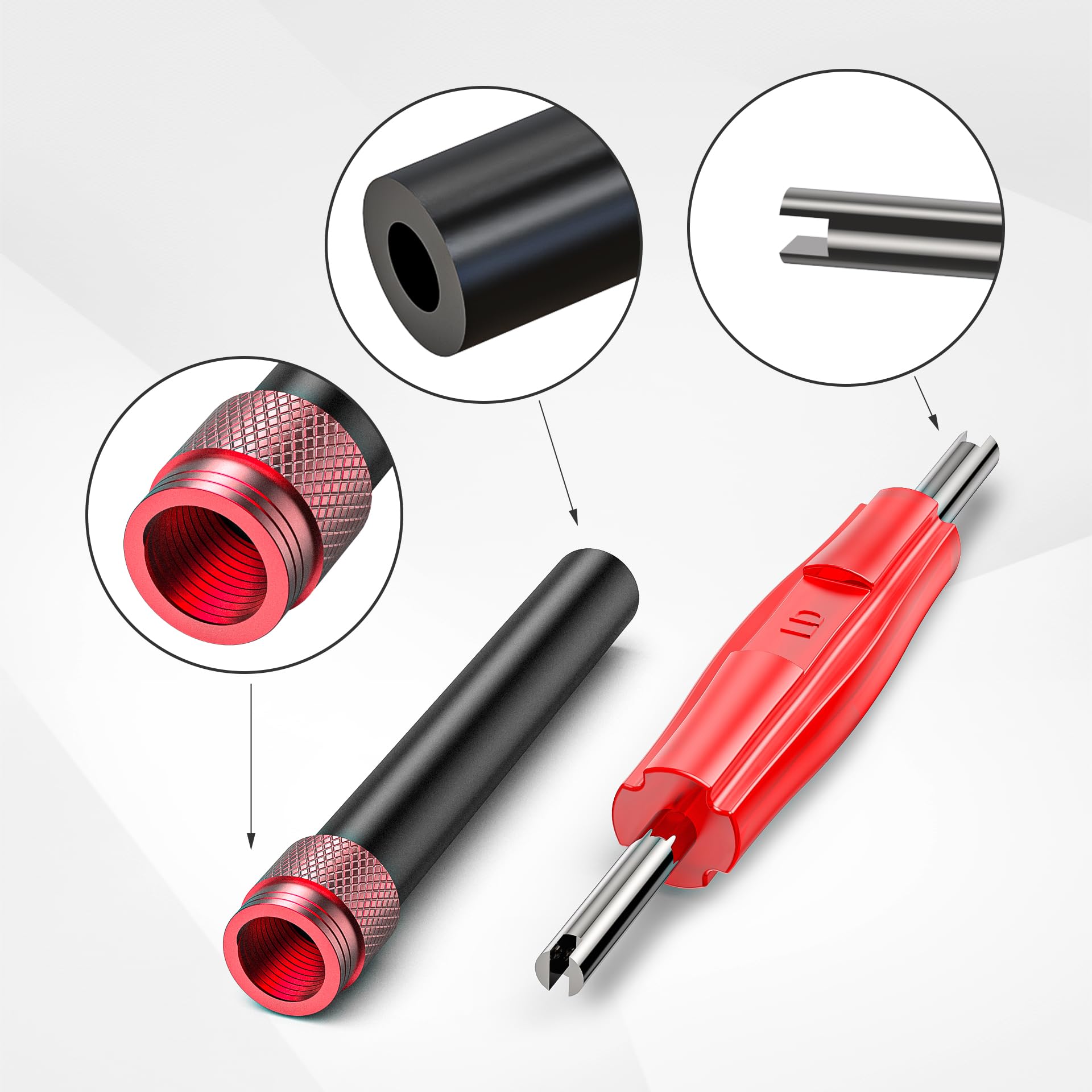 Snapklik.com : Zihvfzu EVAP Service Port Adapter Connector Kit