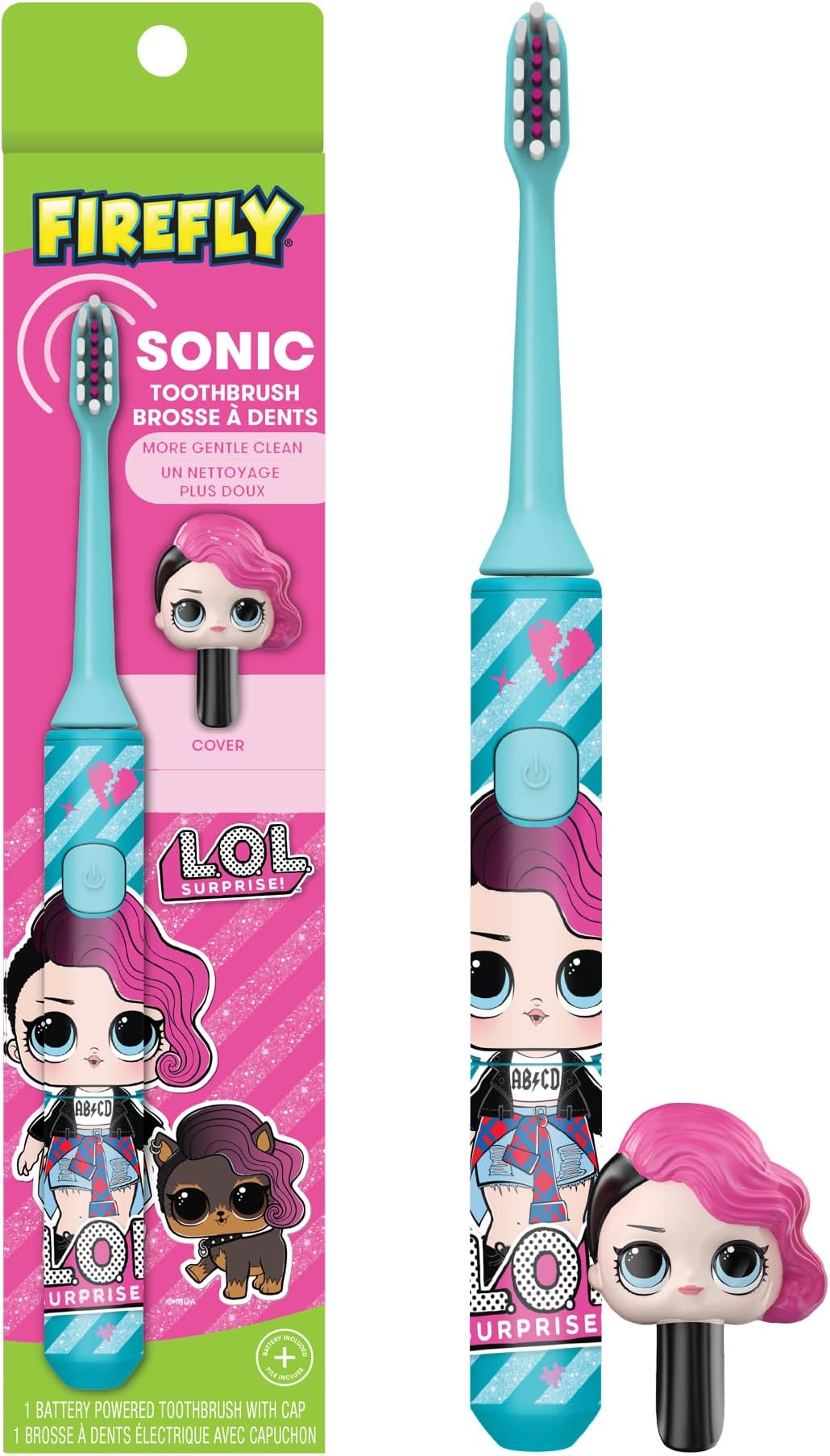 Amazon.com: Spinbrush Princess Peach Kids Electric Battery Toothbrush ...
