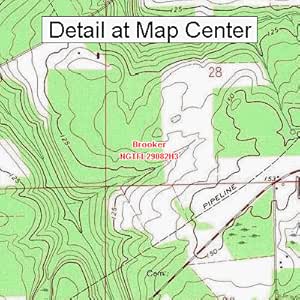 Amazon.com : USGS Topographic Quadrangle Map - Brooker, Florida (Folded ...