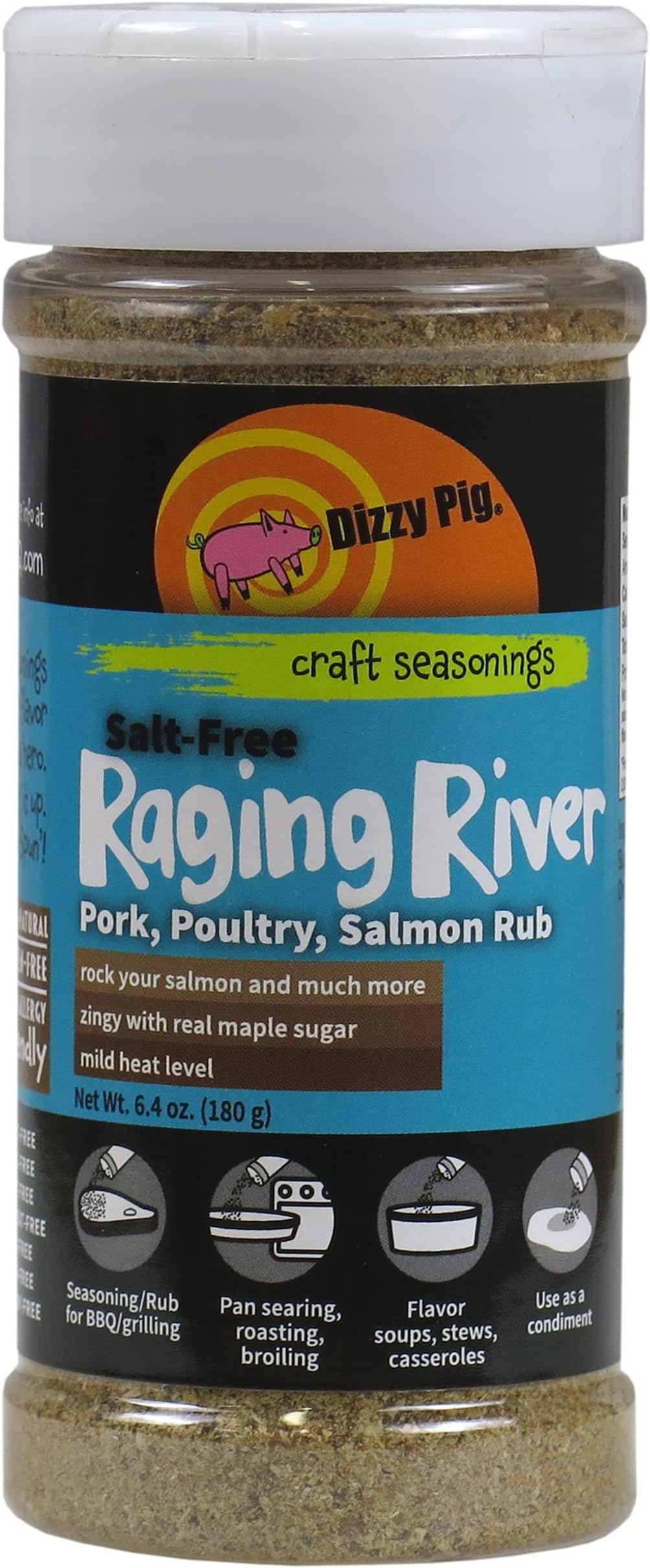 Amazon.com : Dizzy Pig Swamp Venom Hot Deep South Cajun Seasoning Rub ...