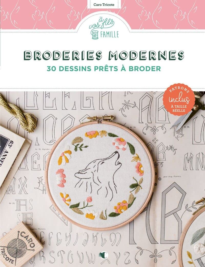 Amazon.fr - Broderies modernes - 30 dessins prêts à broder - Tricote ...
