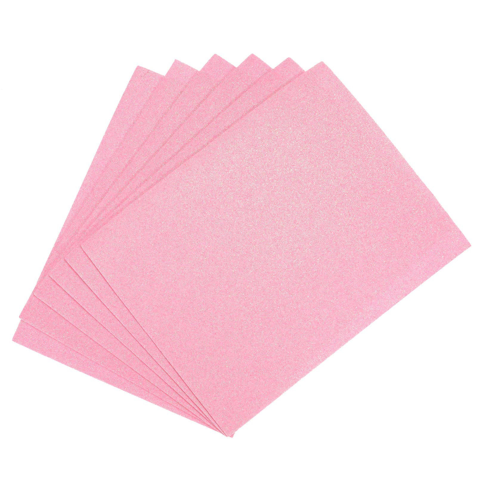 Amazon.com: MECCANIXITY EVA Foam Sheets Glitter Light Pink 10.8 Inch x ...