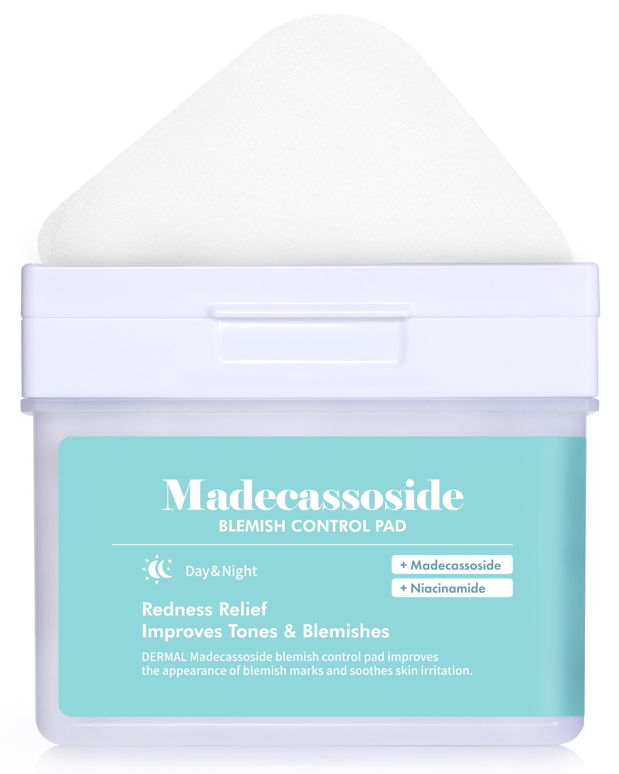 Amazon.com : DERMAL Madecassoside Blemish Control Pad - Korean Toner ...