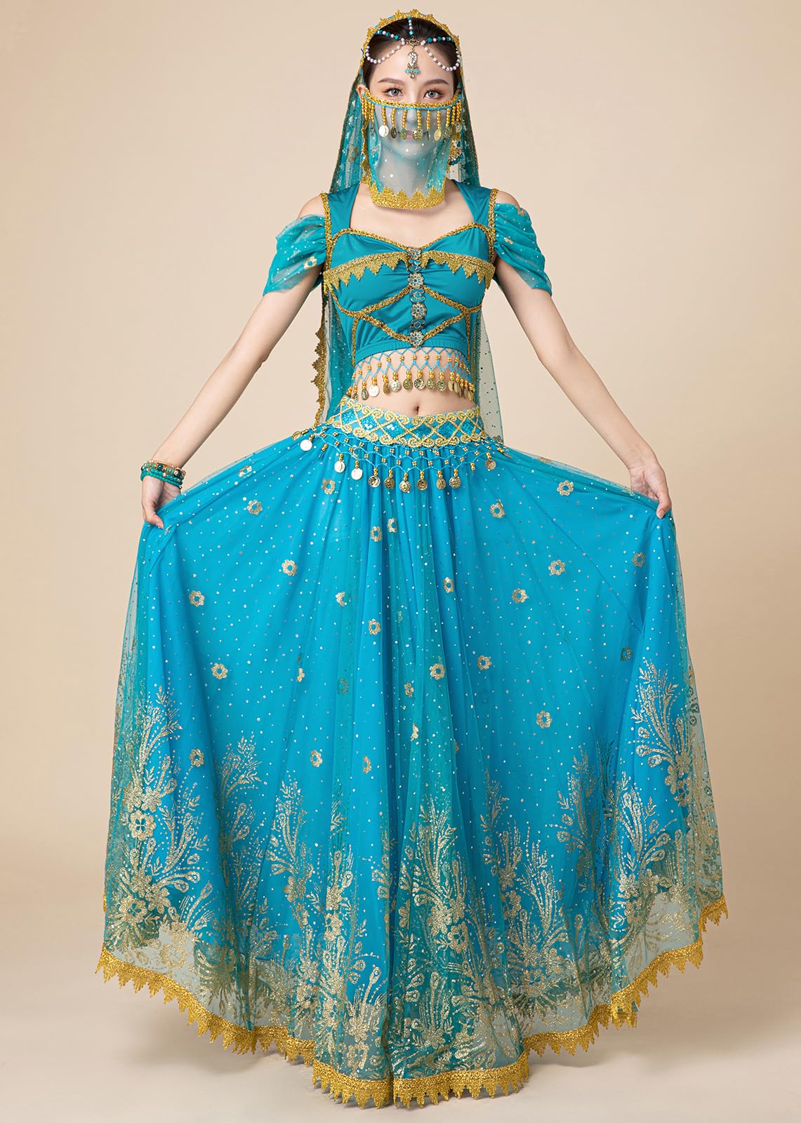 Snapklik.com : Ladies Dress Up Costumes Indian Aladdin Jasmine Princess ...