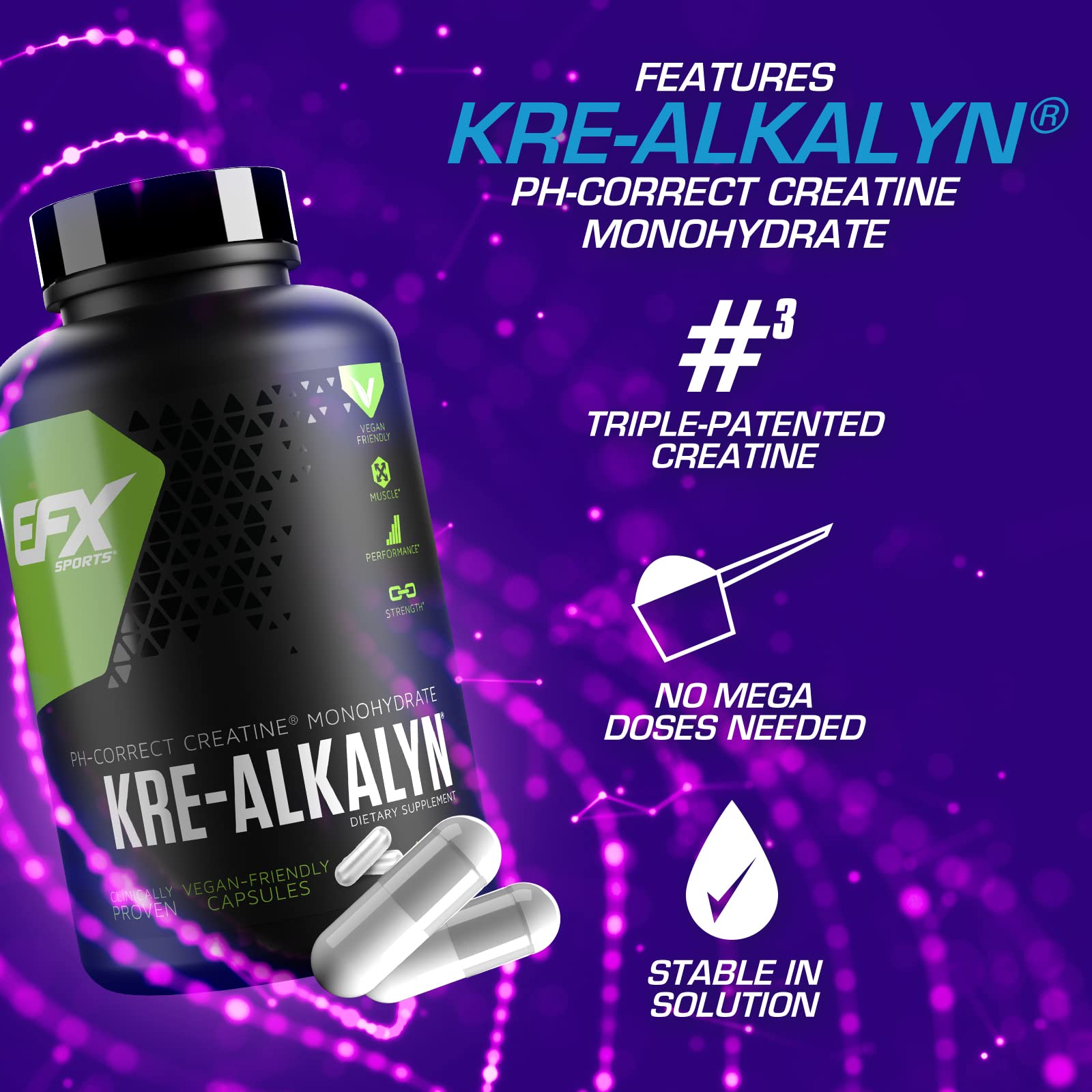 Snapklik.com : EFX Sports Kre-Alkalyn EFX pH Correct Creatine ...