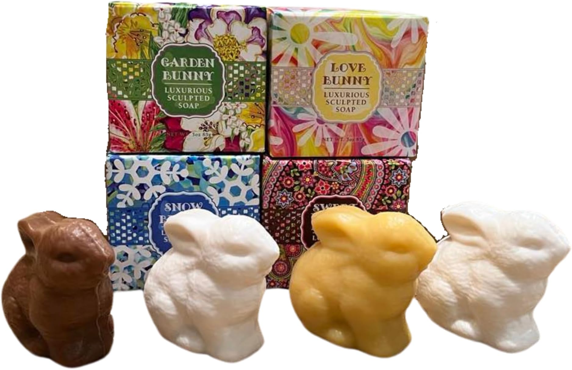 Amazon.com : Sculpted Bunny Soap Set by Greenwich Bay Trading, 3 oz ...