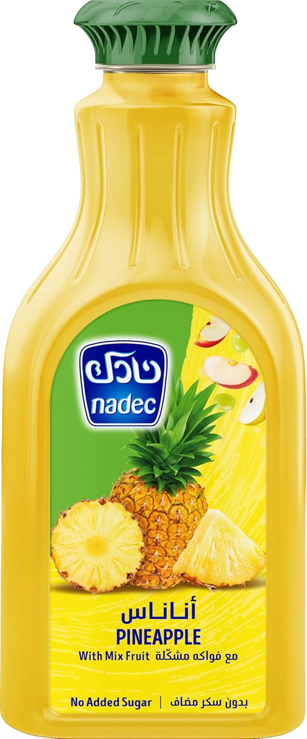 Nadec Pineapple with Mix Fruit Nectar Juice 1.3 Liter : Buy Online at ...