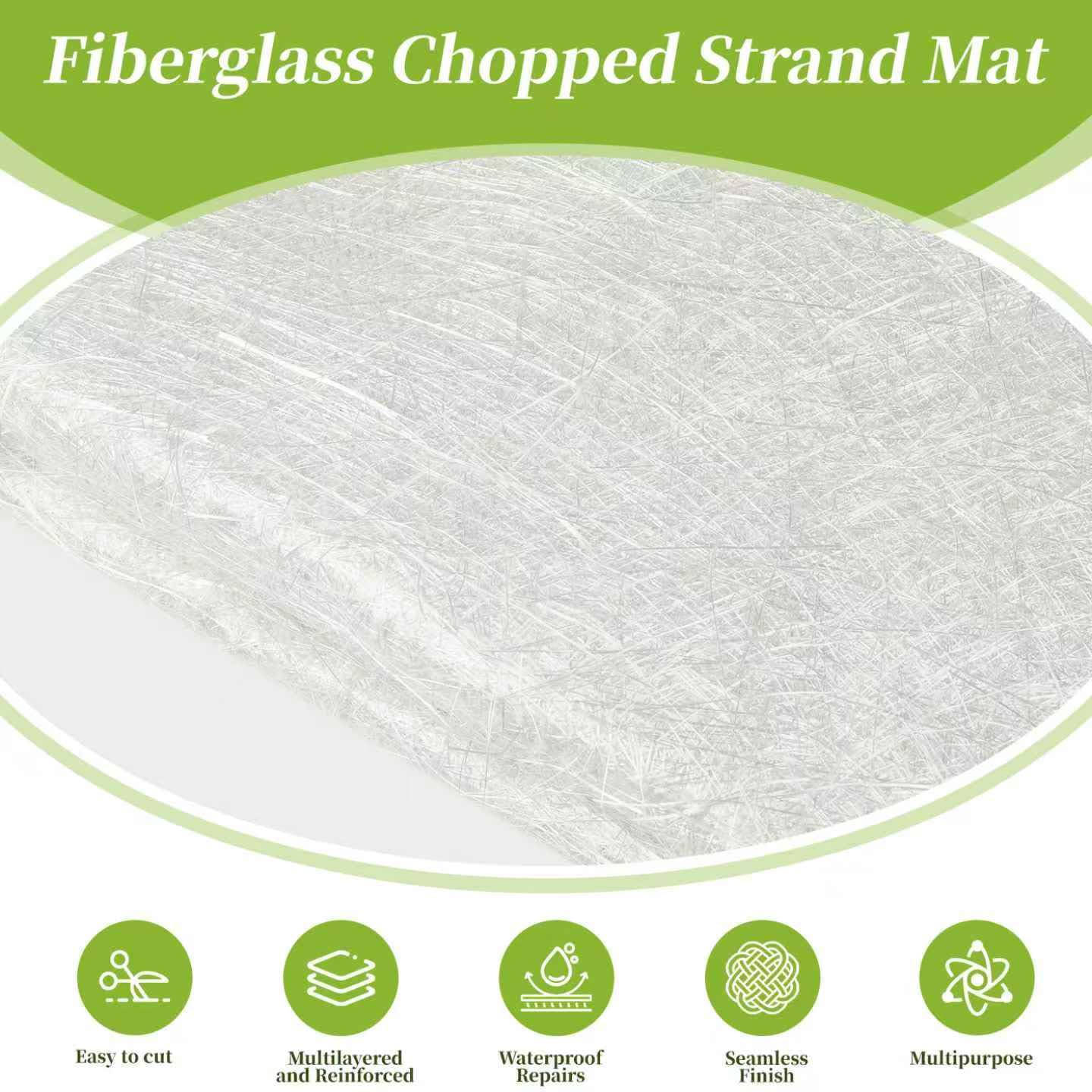 Snapklik.com : Fiberglass Chopped Strand Mat 5 Yards 4 Inch 2 Roll