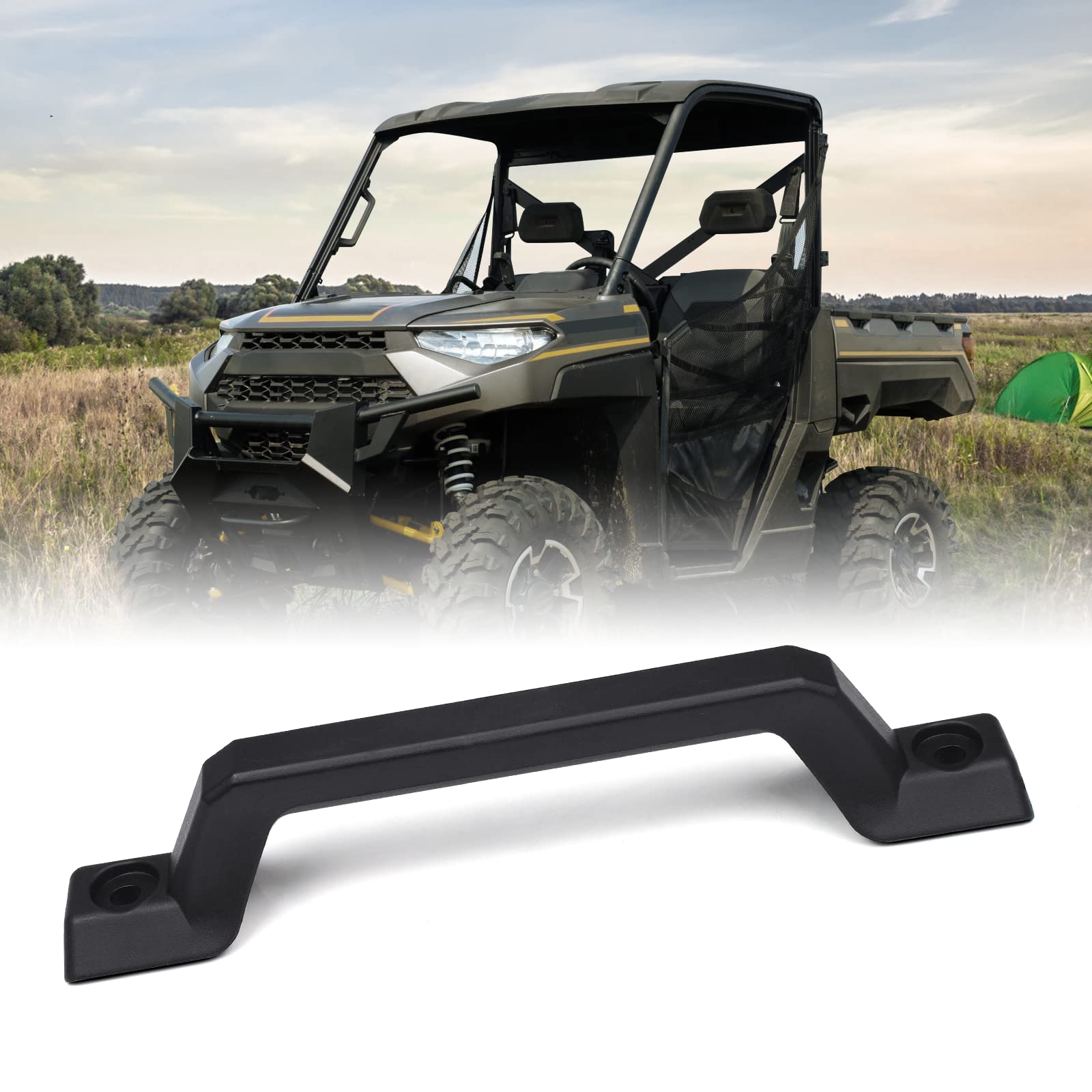 Amazon.com: CPOWACE Grab Handle, UTV Cab Frame Grab Handle Compatible ...
