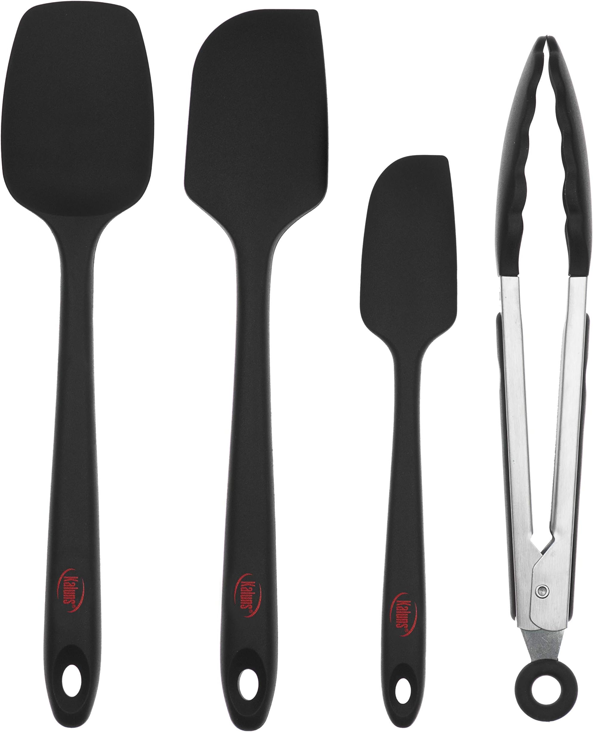 Amazon.com: Kyraton Stainless Steel Spatulas Set, Silver Slotted Turner ...