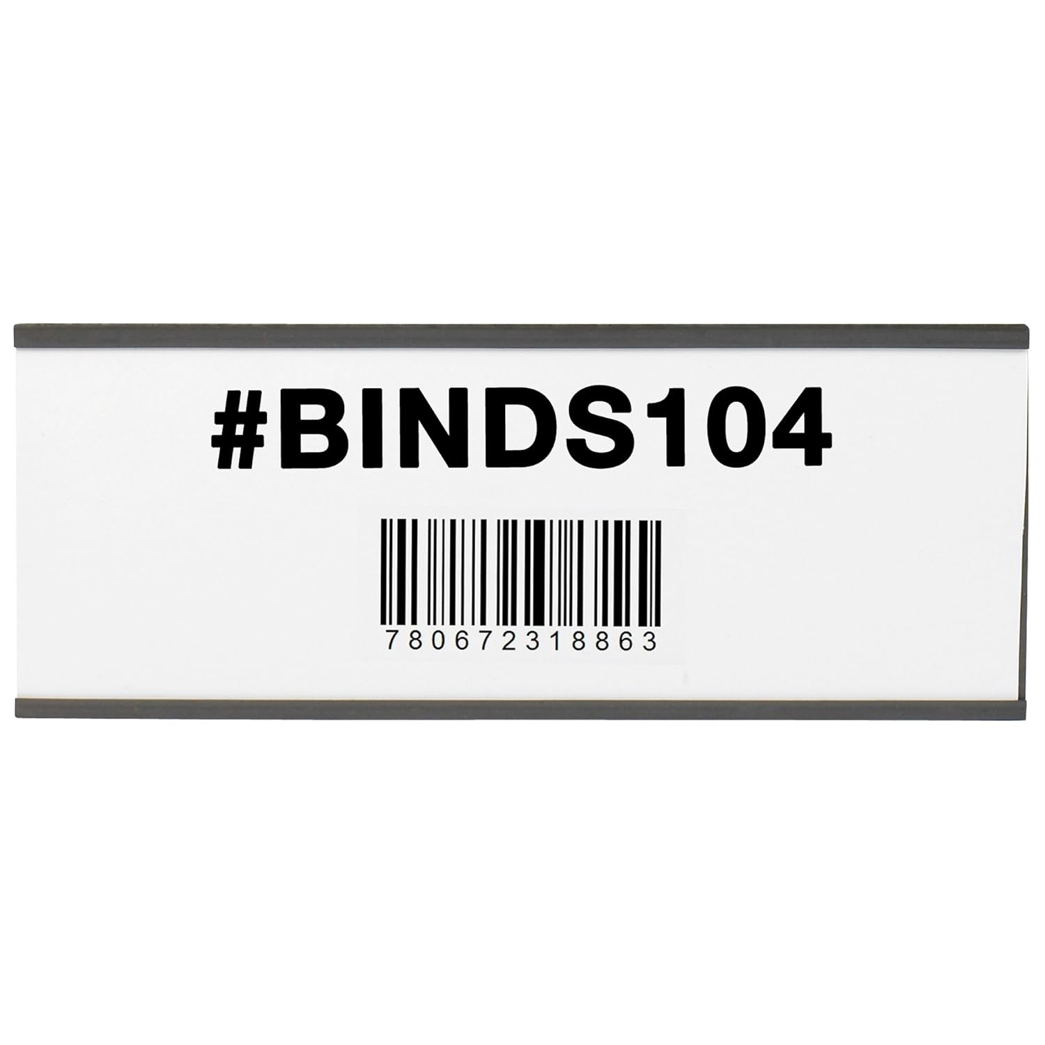 Amazon.com: Aviditi 3 x 8 Inch Magnetic C-Channel Label Holder with ...