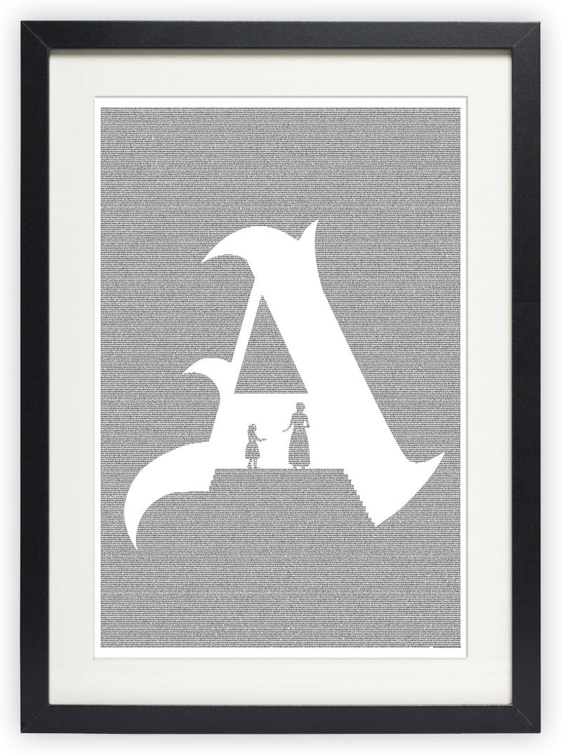 Amazon.com: The Scarlet Letter poster - Typography Art Print - 24W x ...