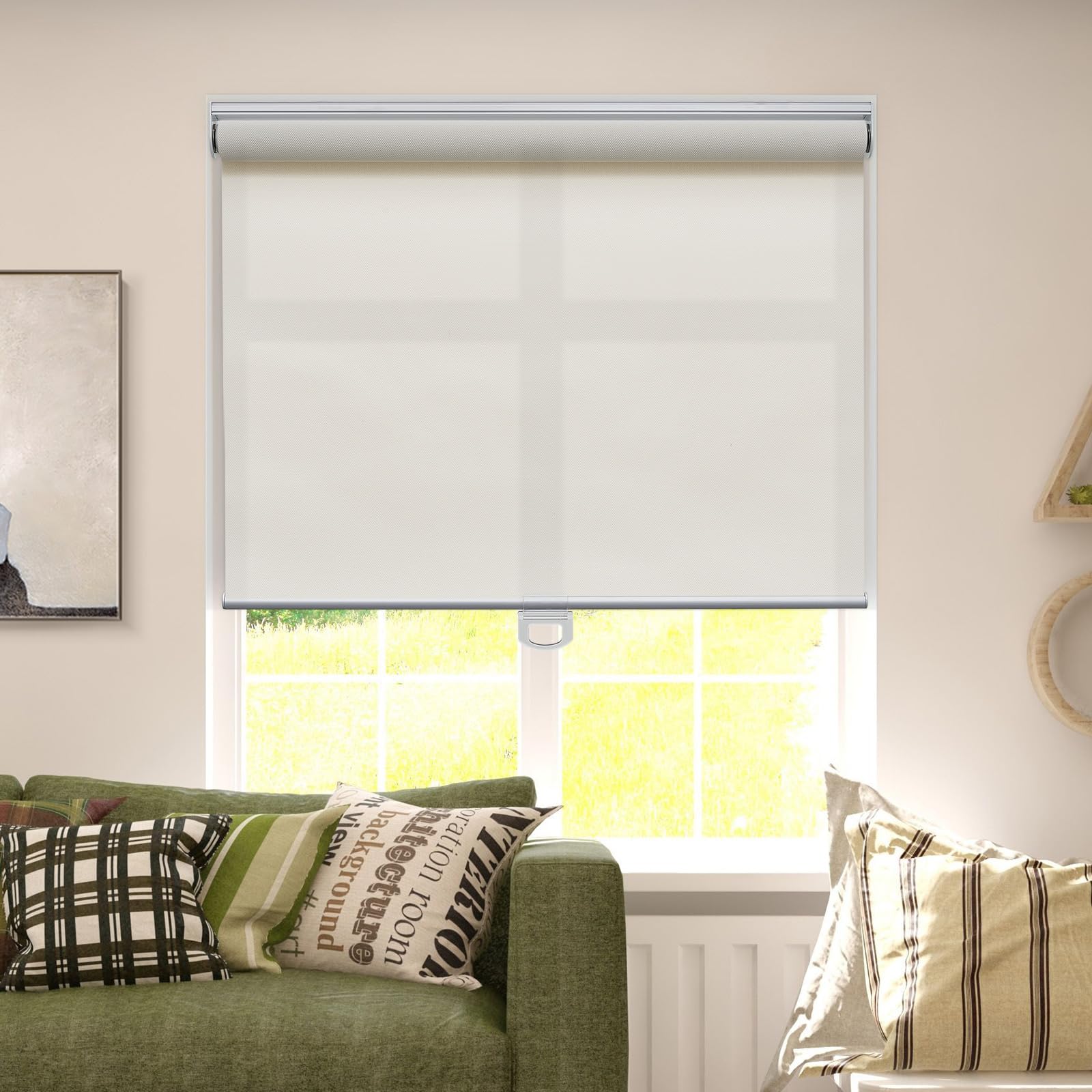 Snapklik.com : Moonice Light Filtering Roller Shades For Windows Solar ...