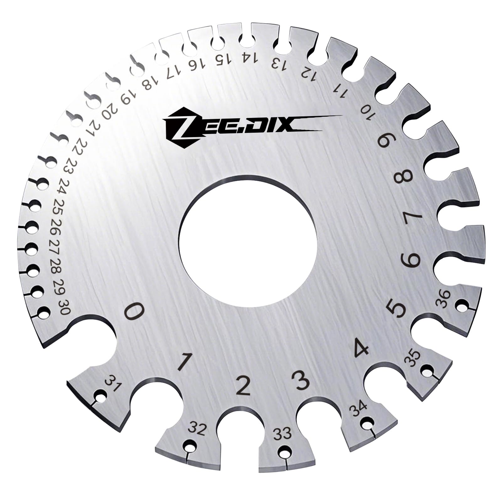 Snapklik.com : Standard Dual-Sided Round Wire Cable Sheet Gage ...