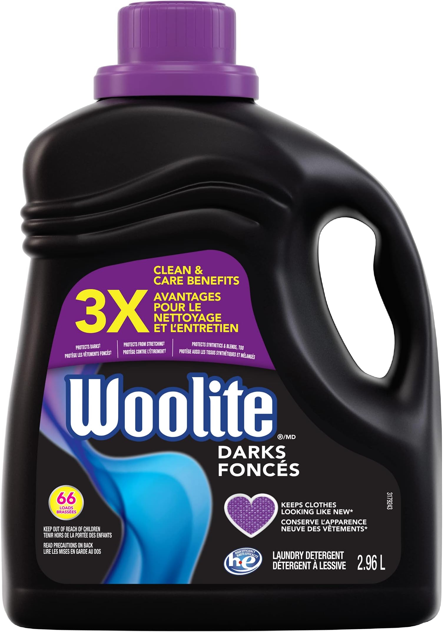 Amazon.com: Woolite Darks, Laundry Detergent, Mega Value Pack, 2.96 L ...