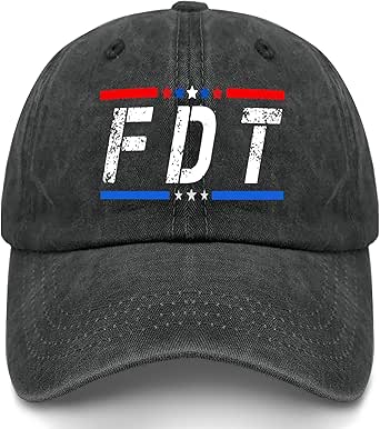 Amazon.com: Made in USA FDT Hat for Men Fashion Washed Distressed ...
