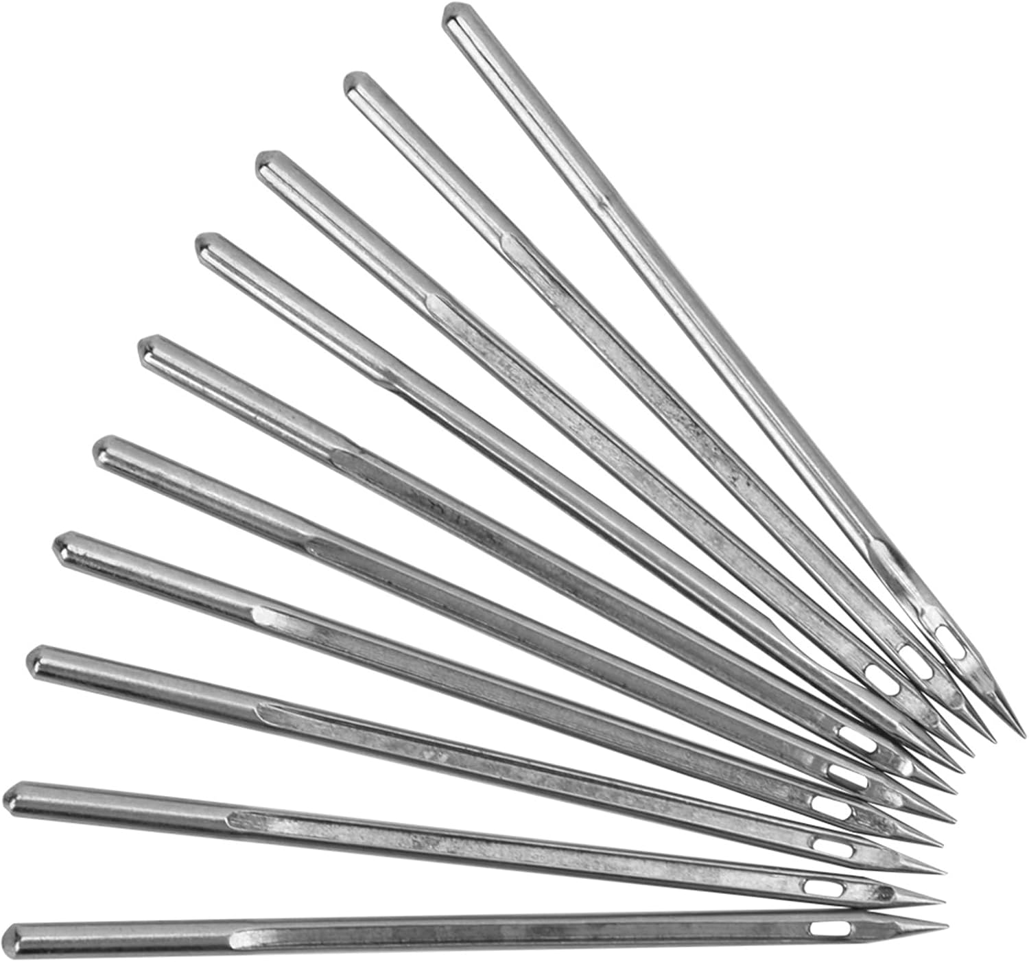 Needles for Hand Sewing, 10 Pcs Silver Stainless Steel Shoe Repairing ...