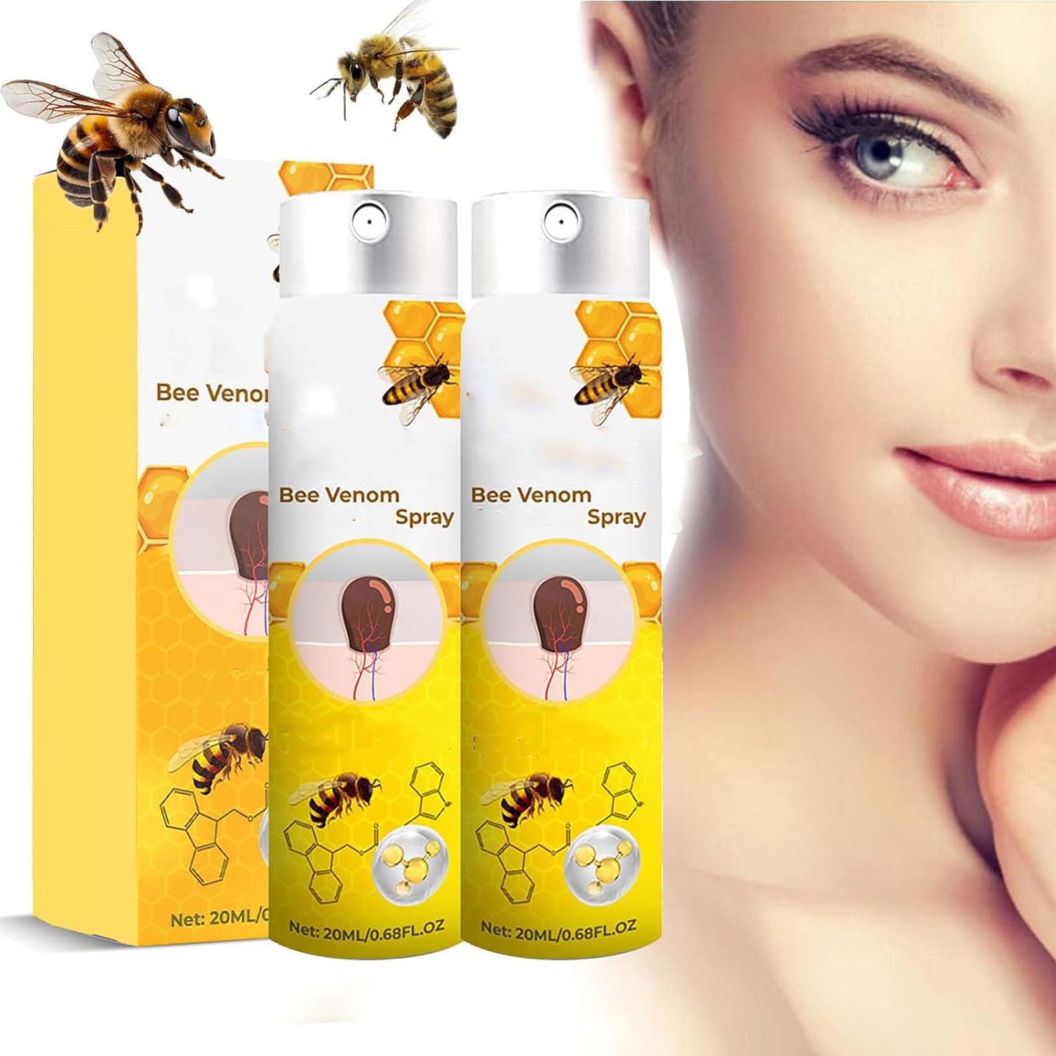 2 Pcs Bee Venom Spray Bee Venom Spray For Women | Desertcart South Africa