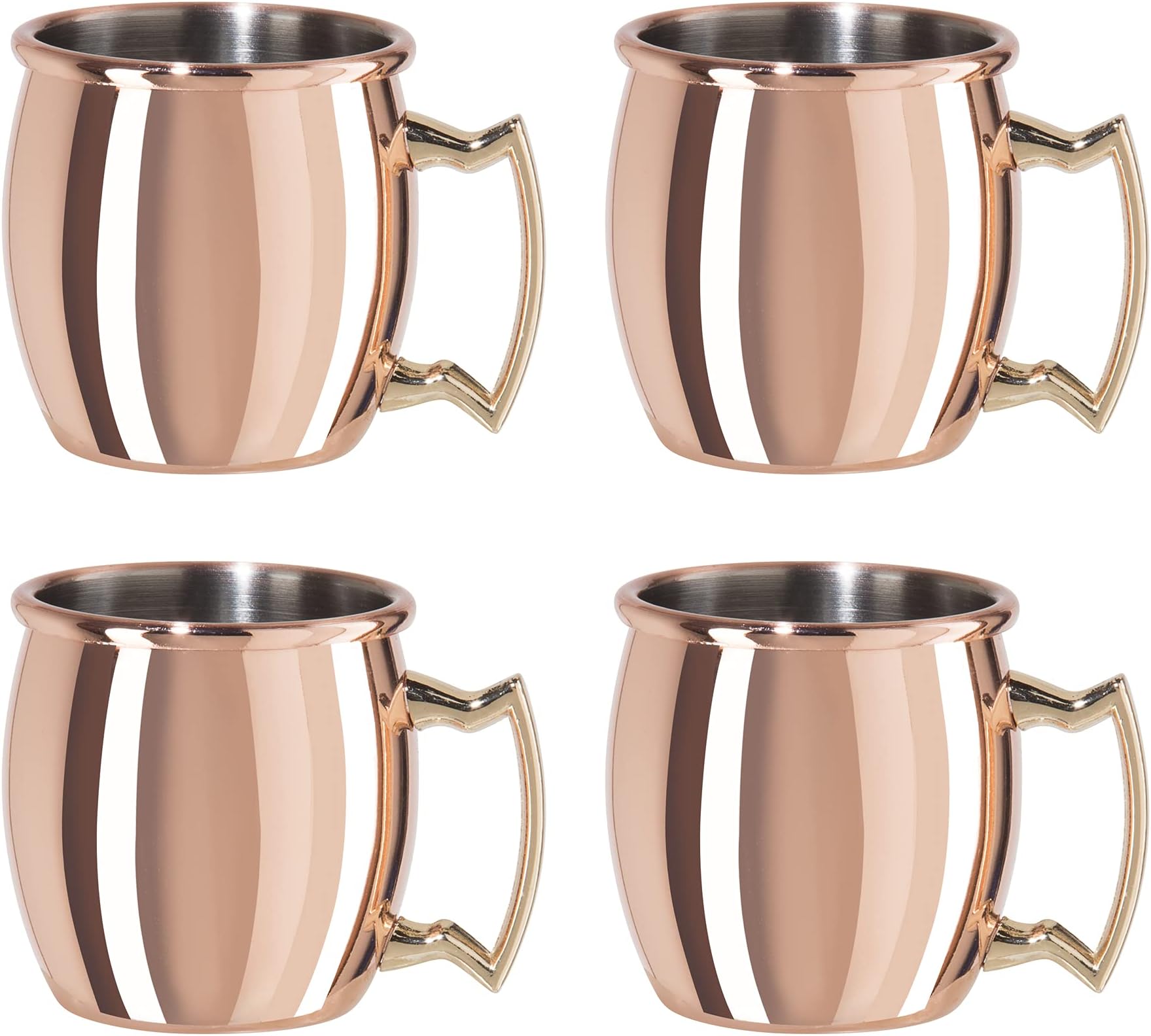 Amazon.com | Slybar Mini 2-Ounce Stainless Steel Mug Espresso Mini Mugs ...