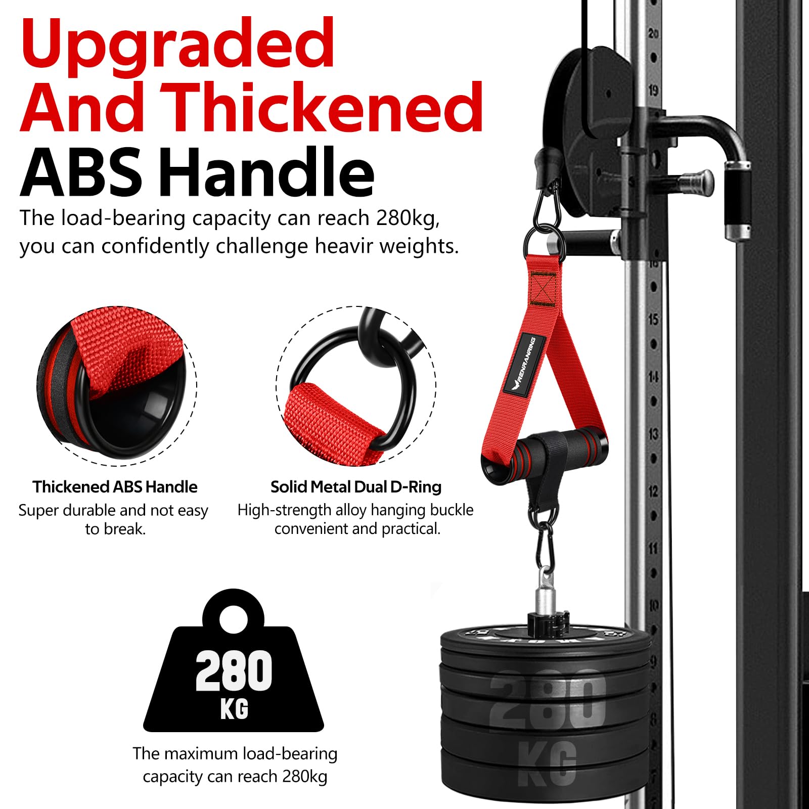 Snapklik.com : Gym Exercise Handles, Replacement Handle Attachments For ...