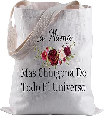 Amazon.com: BLUPARK Mexican Mom Shopping Bag Mother's Day Gift La Mama ...