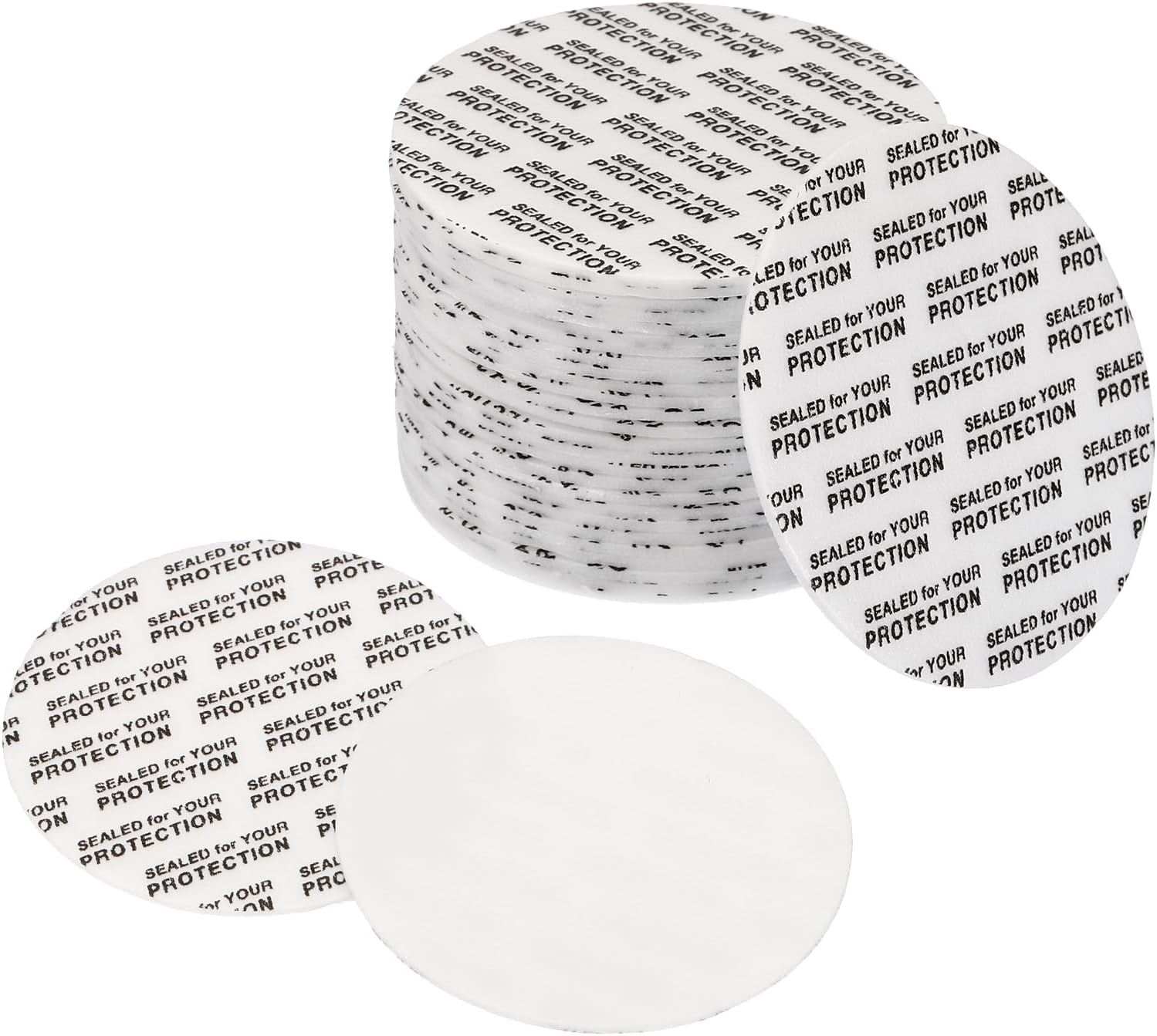 Amazon.com: Patikil 48mm/1.9" Foam Lid Liners, 200 Pack Adhesive PS ...