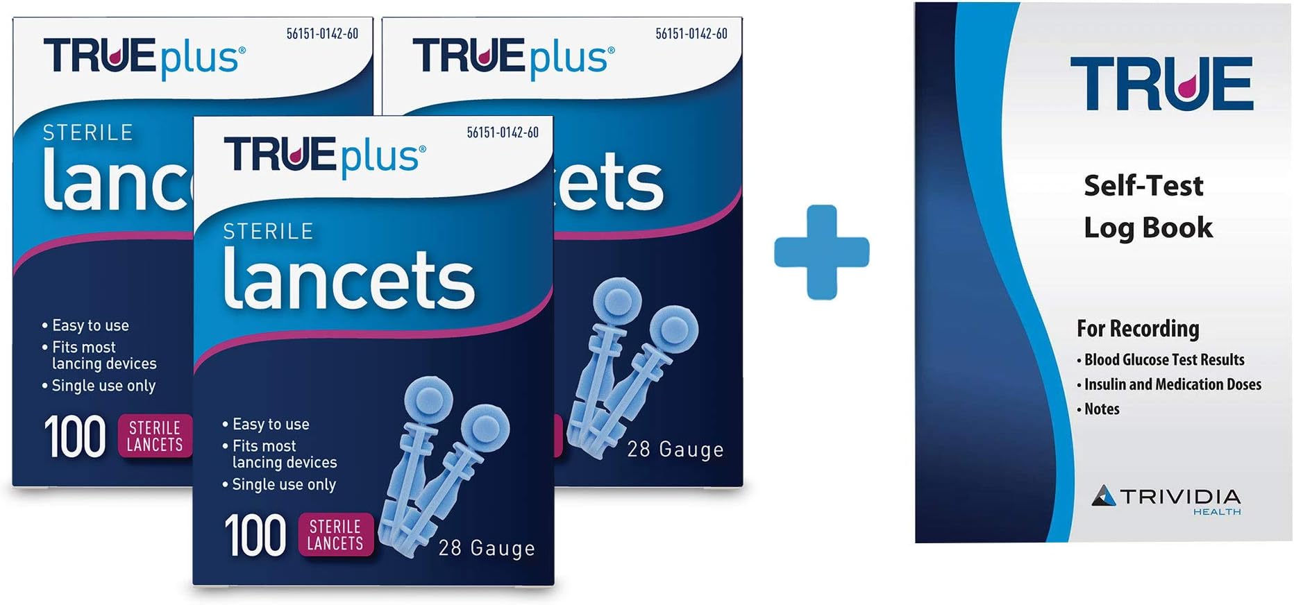Amazon.com: Trueplus Sterile Lancets, 28 Gauge, 100 Count : Health ...