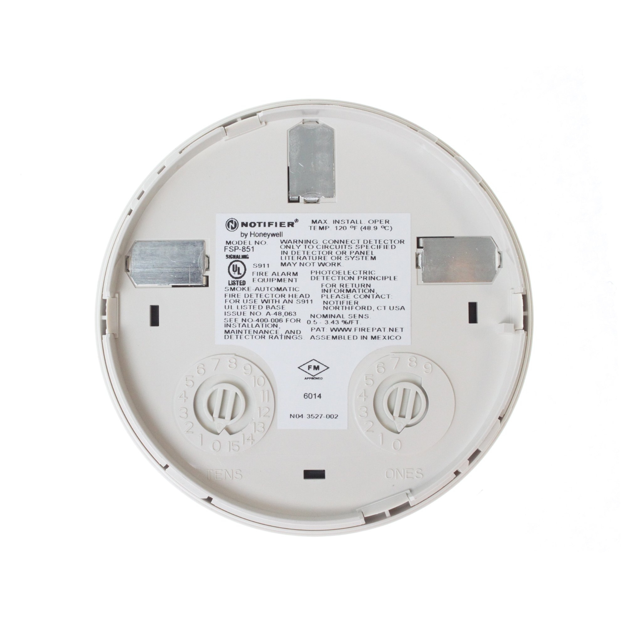 Notifier Smoke Detector NOTIFIER ND 751P Photoelectric Smoke Detector|