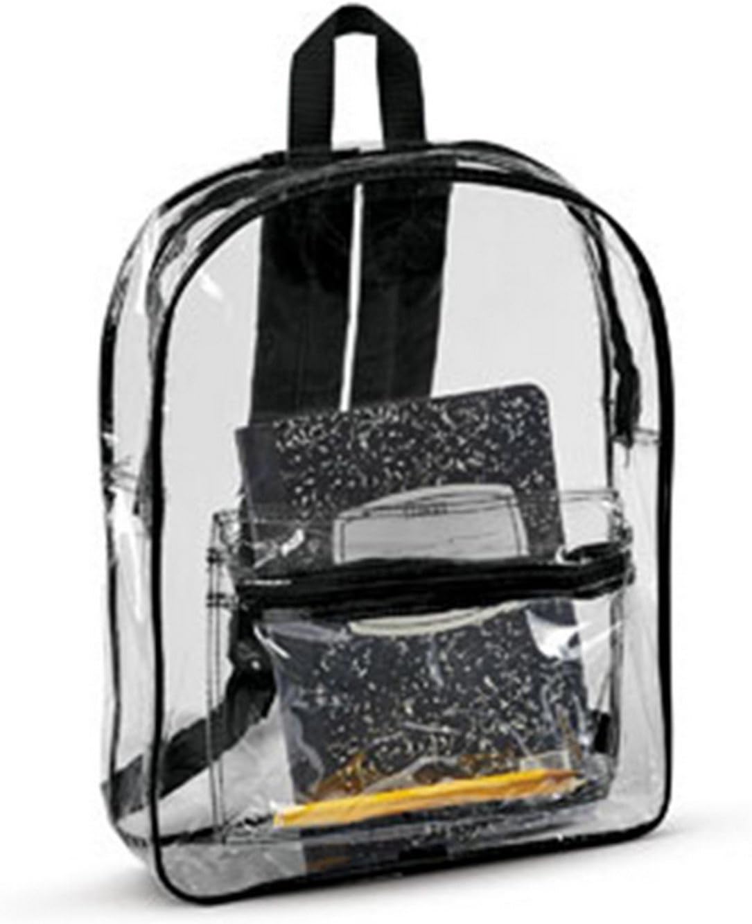 Amazon.com | Liberty Bags Clear Backpack OS BLACK | Casual Daypacks