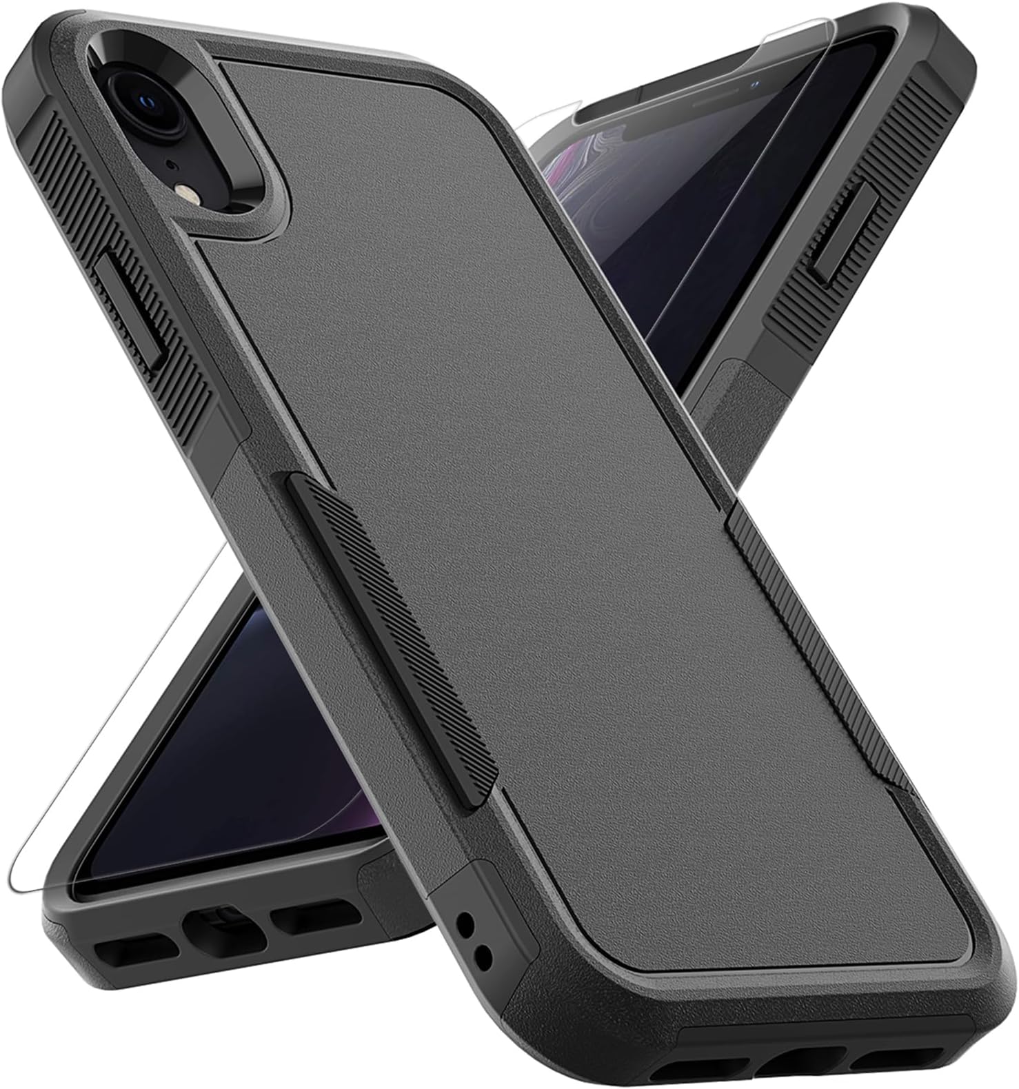 Amazon.com: for iPhone XR Case: Dual Layer Protective Heavy Duty Cell ...