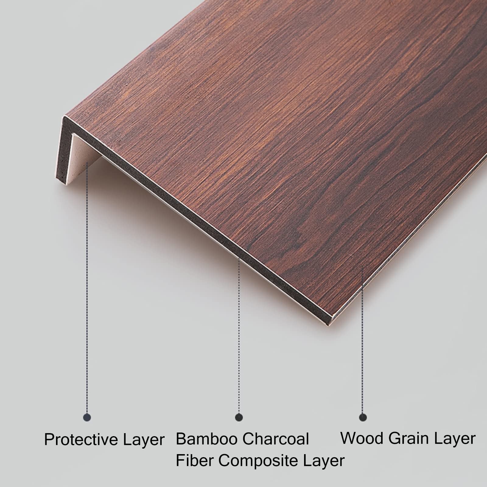 L Shape Window Capping Wood Grain Window Sill Cover - L Shape ...