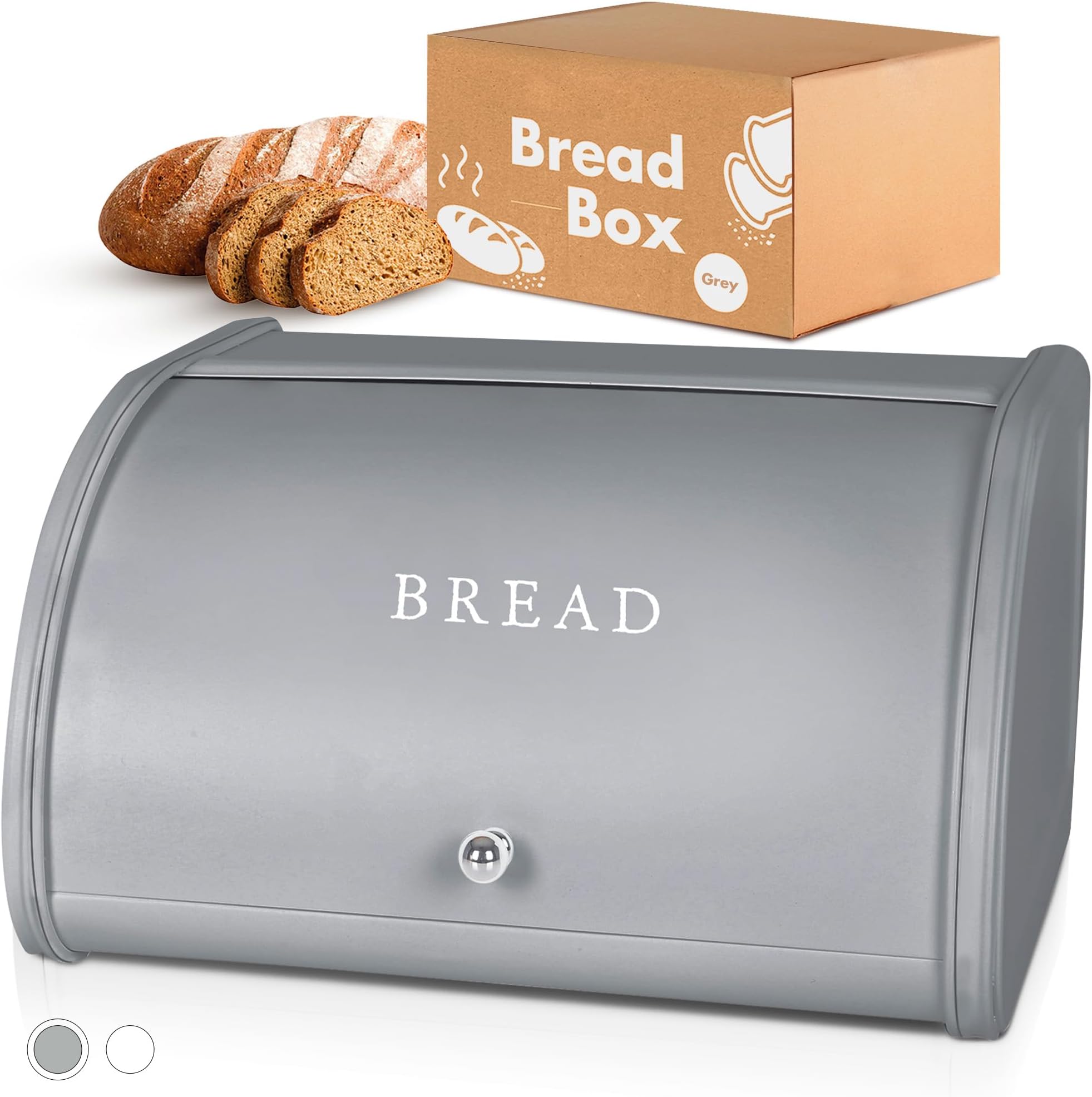 Amazon.com: Large bread box bread basket wooden box storage boxes ...