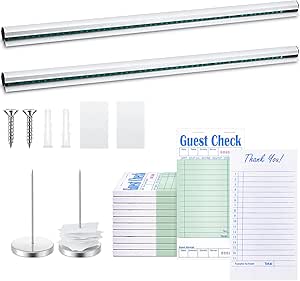 Amazon.com: Jinei 14 Pcs Restaurant Ticket Holder Receipt Holder Kits ...