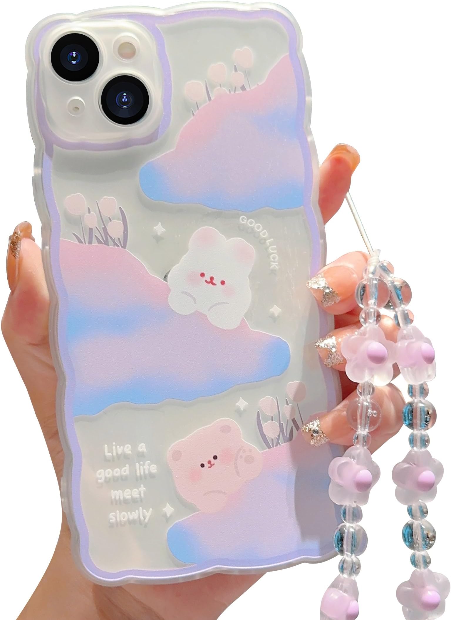 Amazon.com: Cute Phone Case for iPhone 15 Plus Teens Case with Cute ...
