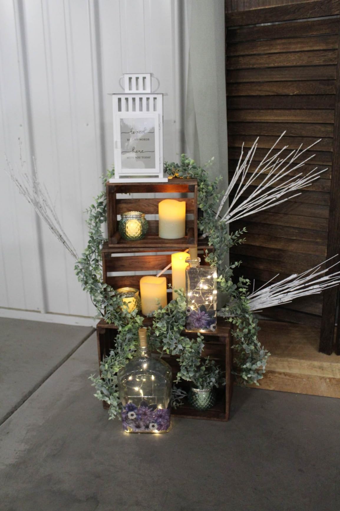 $8/mo - Finance Rustic Wood Crates for vintage decorative display ...