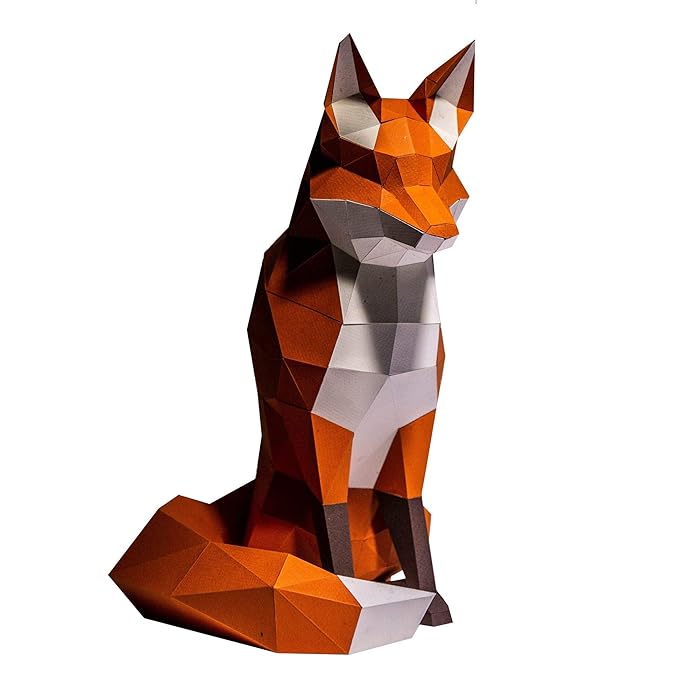 Buy Papercraft World Fox 3D PAPERCRAFT Model Online at desertcart GB