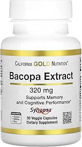 Amazon.com: California Gold Nutrition Extracto de Bacopa, 320 mg, 30 cápsulas vegetales : Salud ...