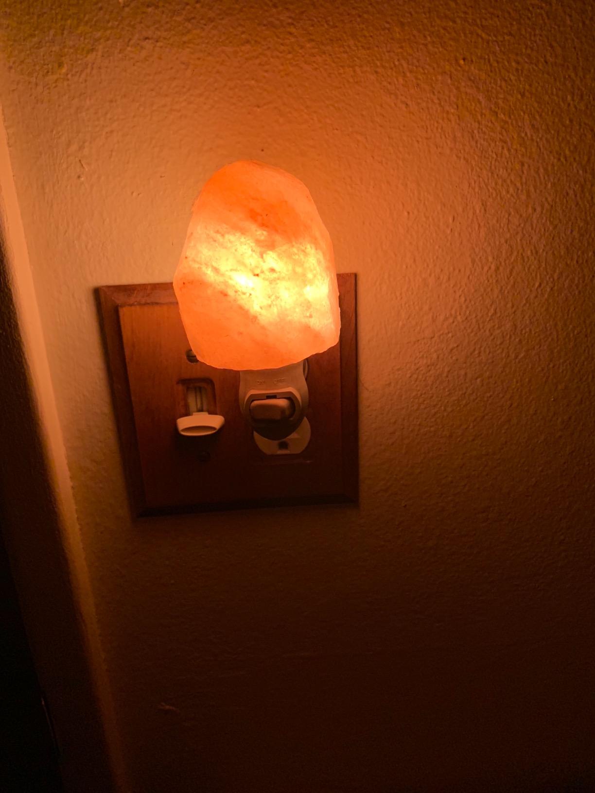 Amazon.com: Dream Salts Himalayan Salt Lamp Night Light/Mini Natural ...