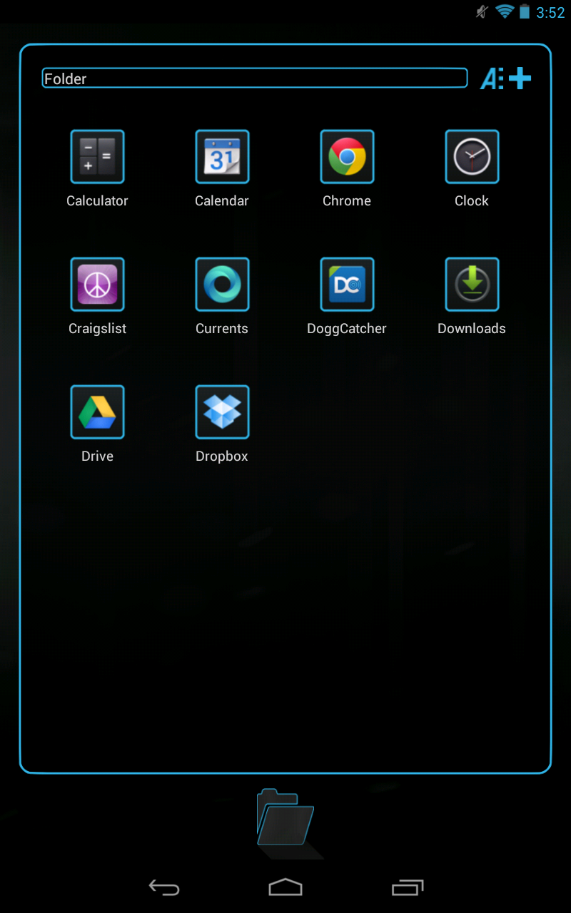 Next Launcher 3D ICS Blue HD - App on the Amazon Appstore