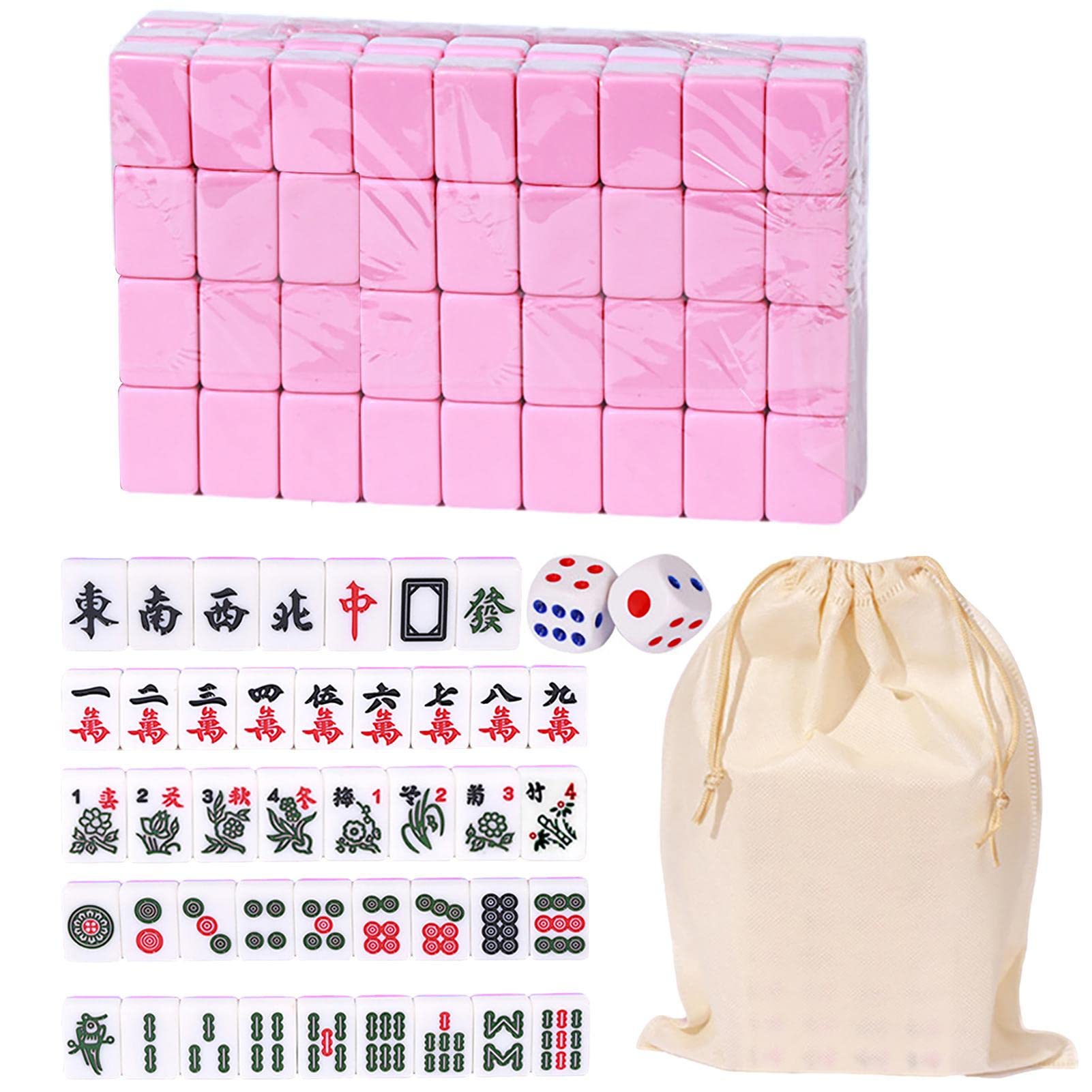 Chinese Mahjong Game Set Full Size Chinese Majong Set Travel ...