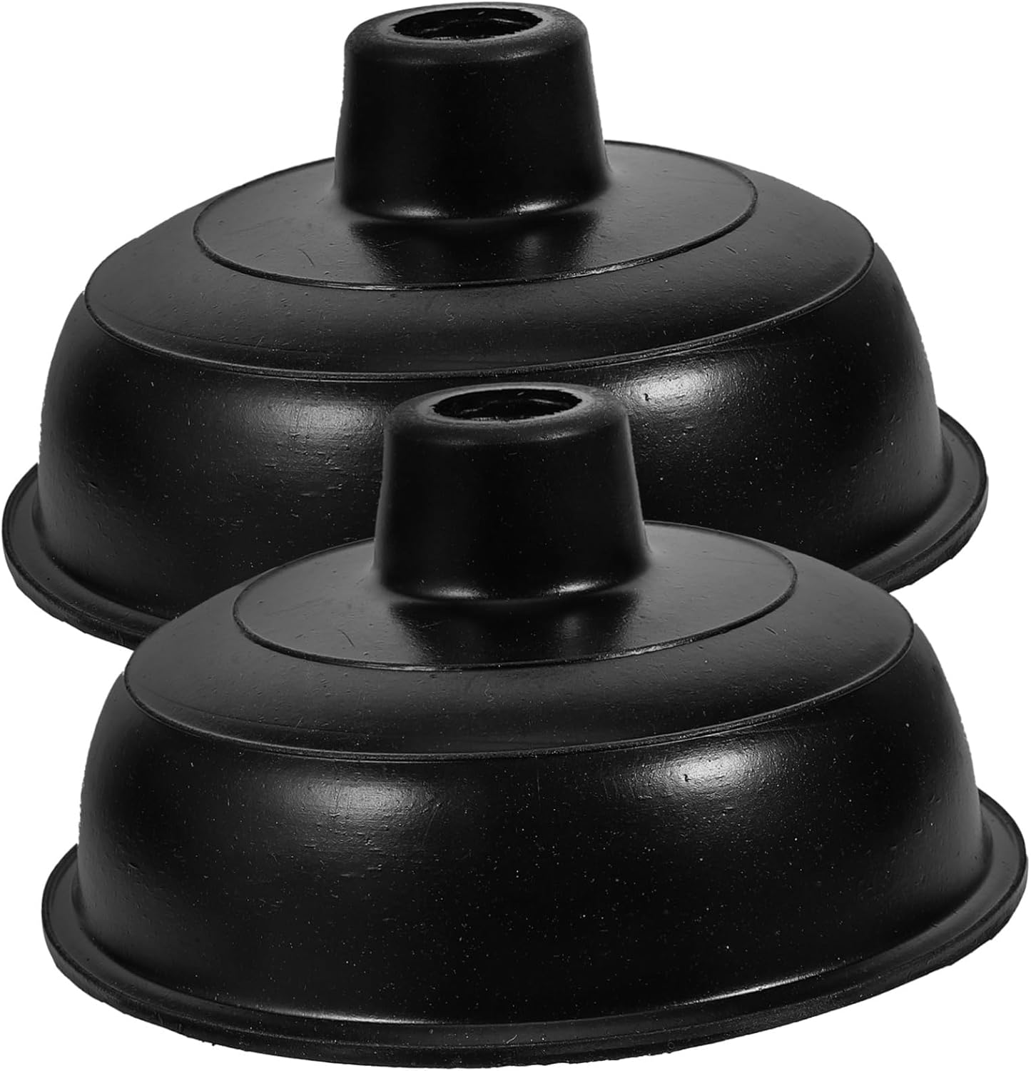 Homoyoyo 2Pcs Rubber Toilet Plunger Replacement Heads Household Force ...