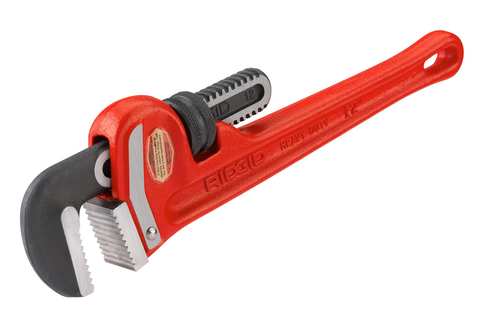 RIDGID 31015 Model 12 Heavy Duty Straight Pipe Wrench 12 inch Plumbing