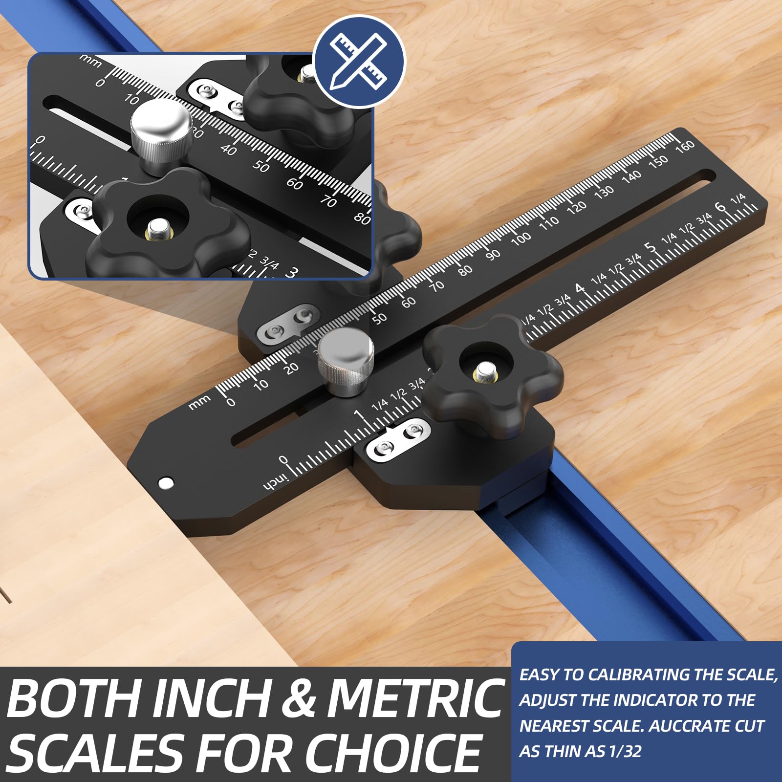 Snapklik.com : HFM Thin Rip Table Saw Jig Guide For Making Repetitive ...