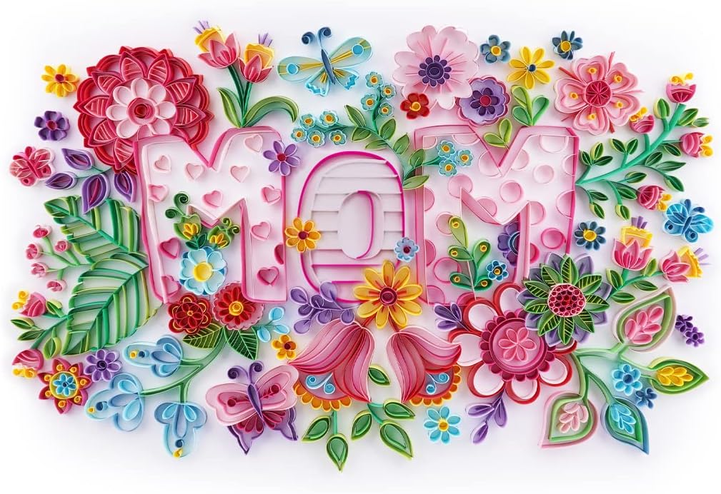 Amazon.com: Uniquilling Gift for Mom, Quilling Kits Paper Quilling Kit ...