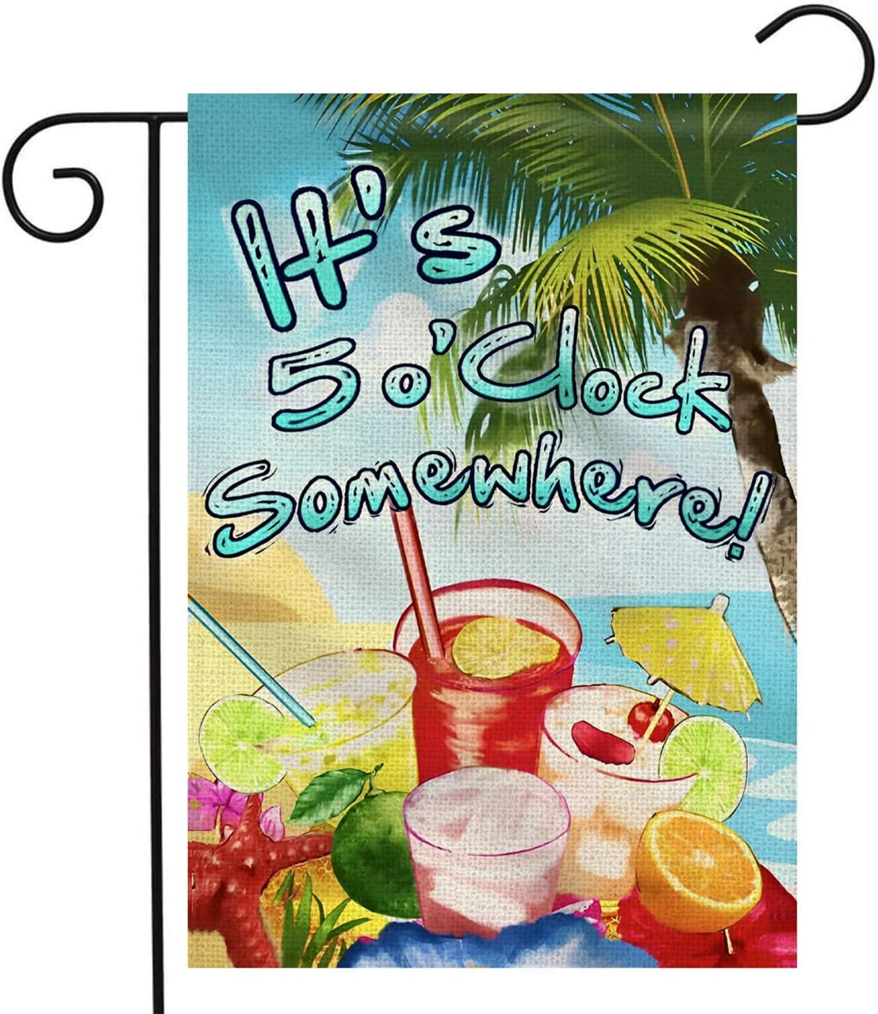 Amazon.com : 12x18 Double Welcome Summer Garden Flags Sided Watermelon ...