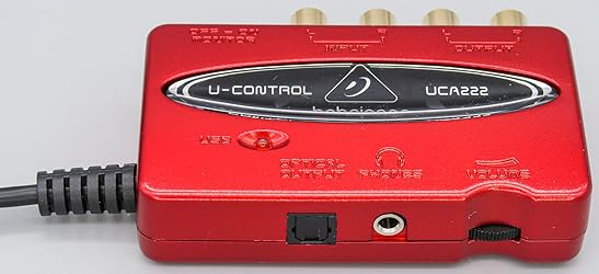 Behringer U-CONTROL UCA222 Ultra-Low Latency 2 In/2 Out USB Audio ...