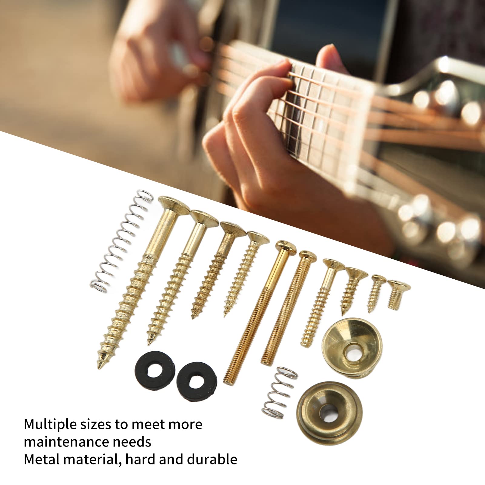 Snapklik.com : Electric Guitar Screw Kit Multiple Sizes Guitar Metal ...