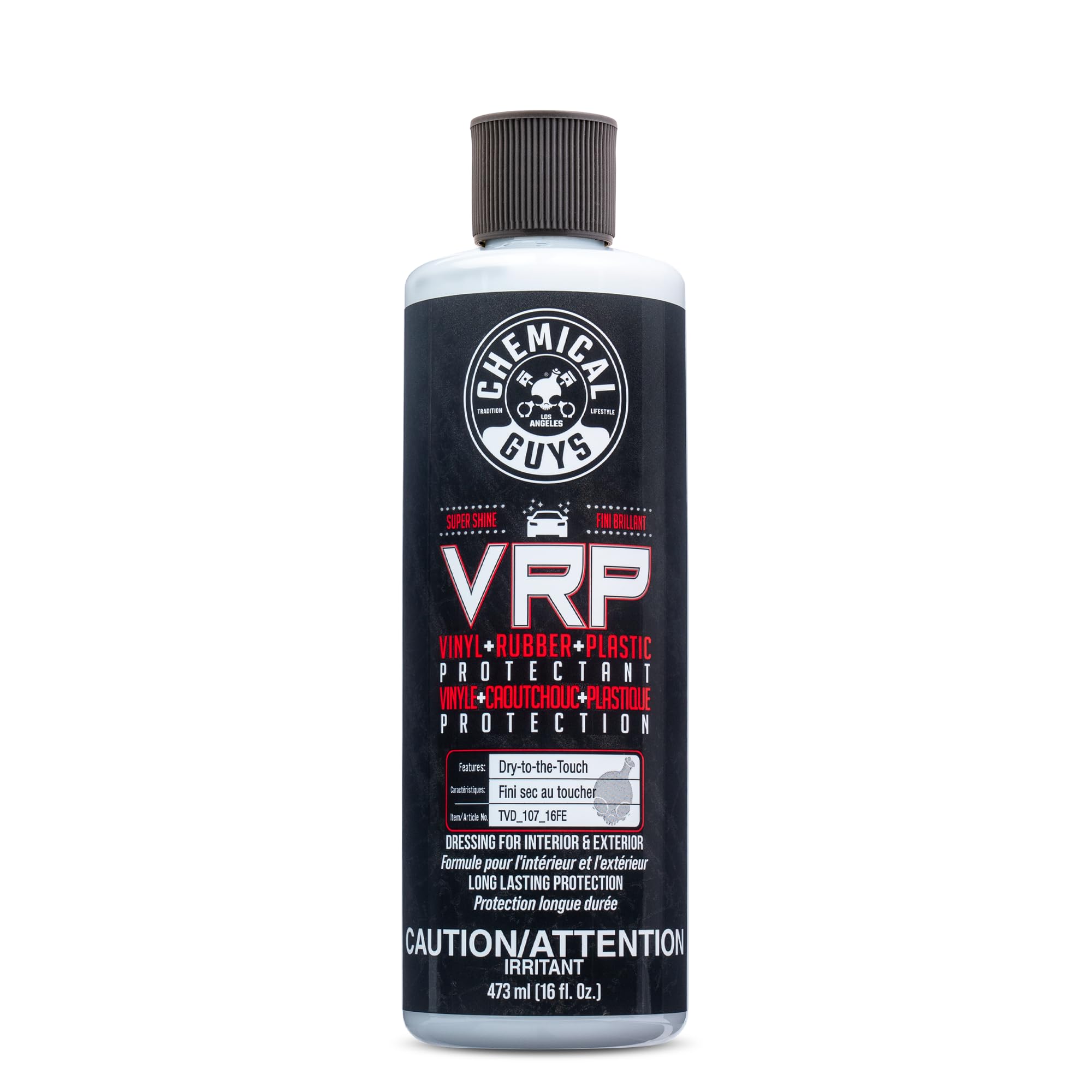 Chemical Guys TVD_107_16FE VRP Vinyl, Rubber and Plastic Non-Greasy Dry ...