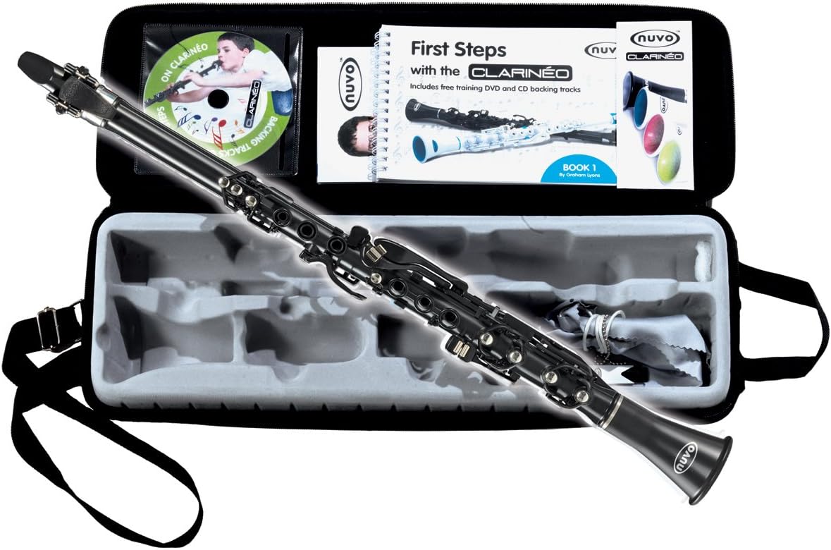 Amazon.com: Nuvo Clarineo NCSTBK C Clarinet - Black with Silver ...
